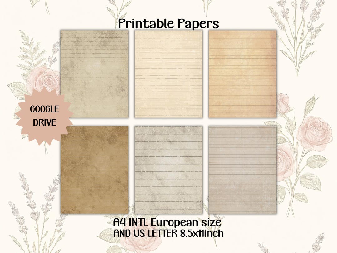 Pen Pal Stationery Snail Mail Letter Writing Stationery Printable ...
