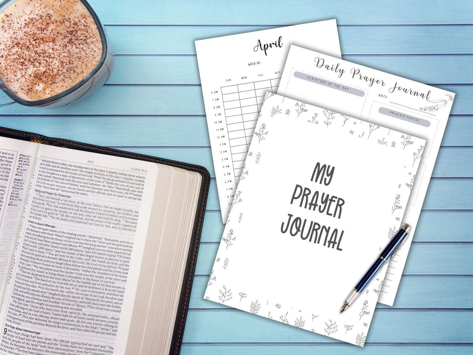 Prayer Journal Bundle Printable Gratitude Printable Prayer List Digital ...