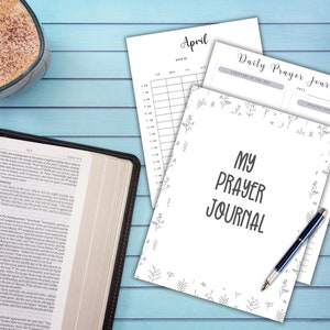 Prayer Journal Bundle Printable Gratitude Printable Prayer List Digital ...