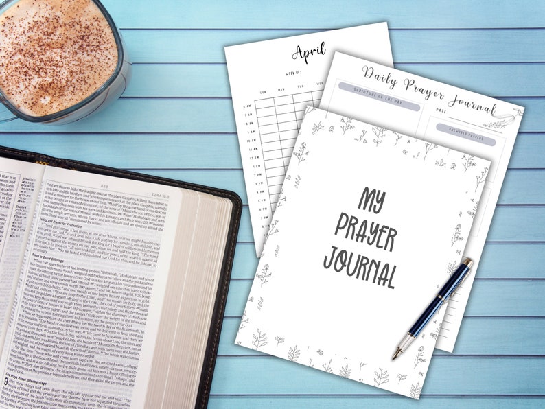 Prayer Journal Bundle Printable Gratitude Printable Prayer List Digital ...