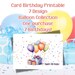Birthday Balloons Birthday Printable Card Birthday Download Birthday ...