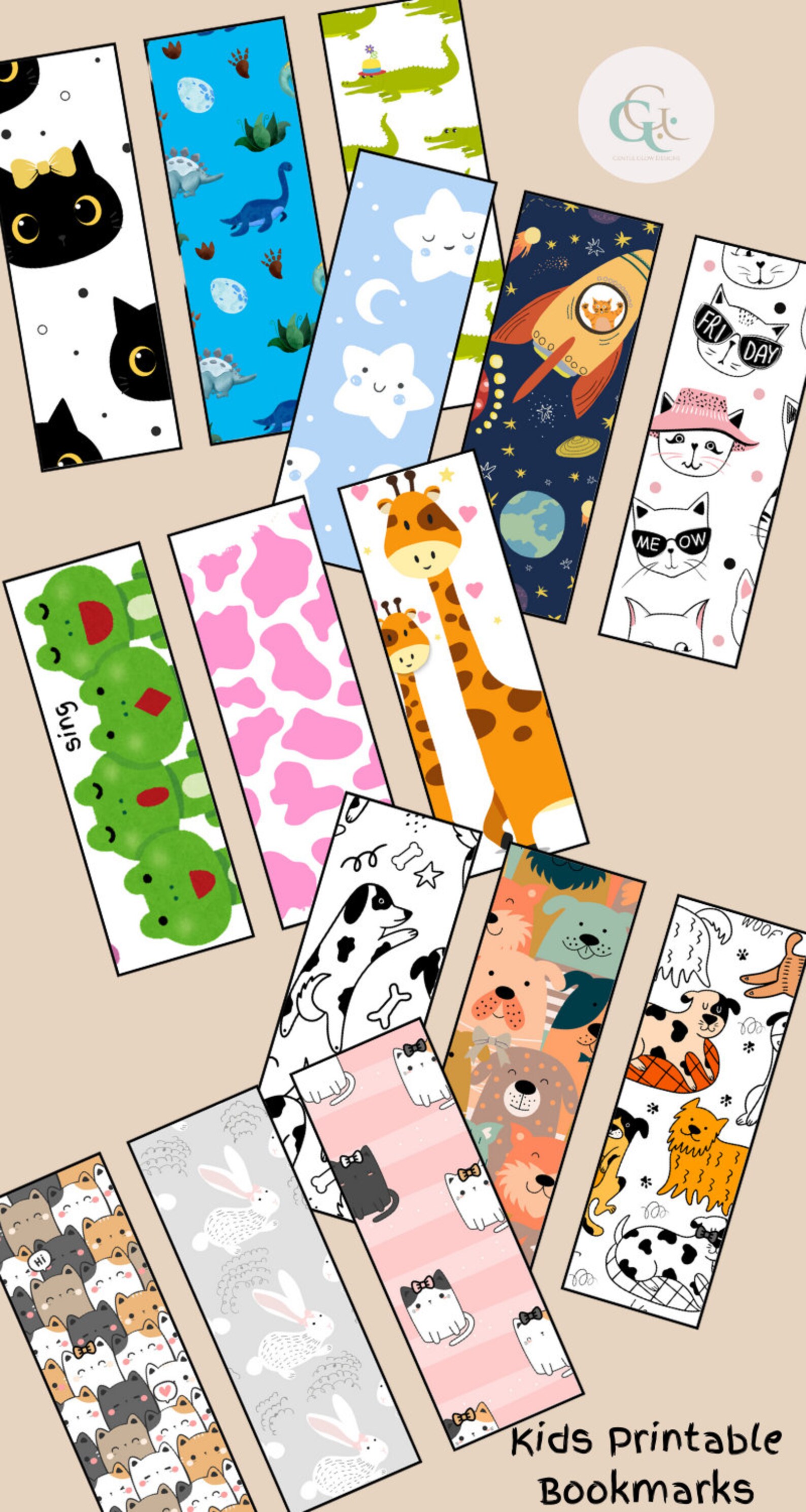 School Prize Bookmark Printable Craft Printable Bookmark Bundle Teacher ...