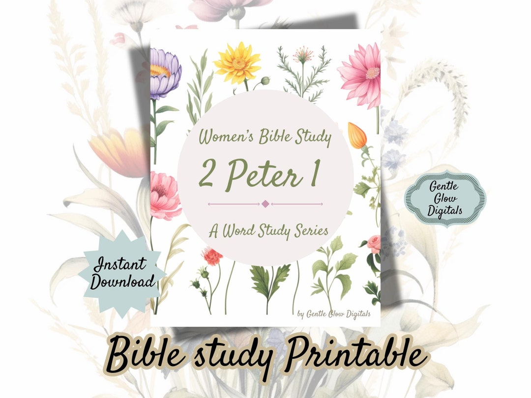 Womens Bible Study Printable Word Study New Testament Christian Gift ...