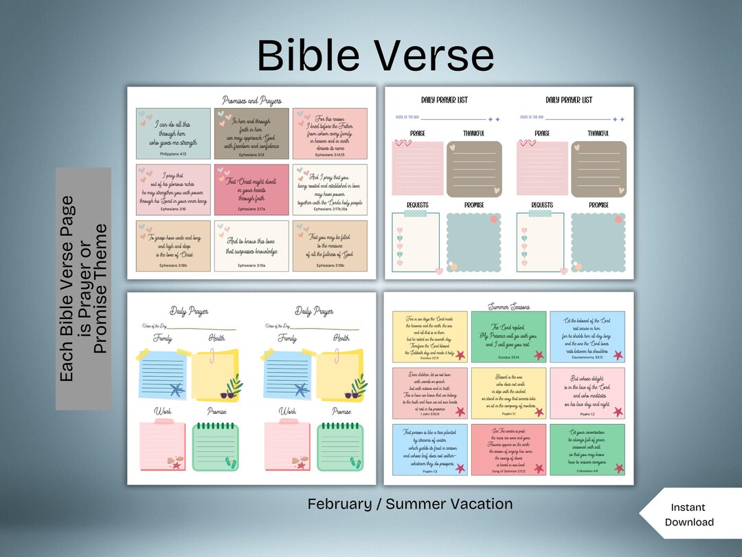 Kids Activities Kids Christian Printable Prayer List Kids Prayer Cards ...