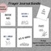 Prayer Journal Bundle Printable Gratitude Printable Prayer List Digital ...