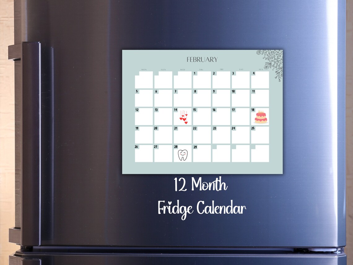 Calendar Printable Blank Desk Calendar for Office Wall Printable ...