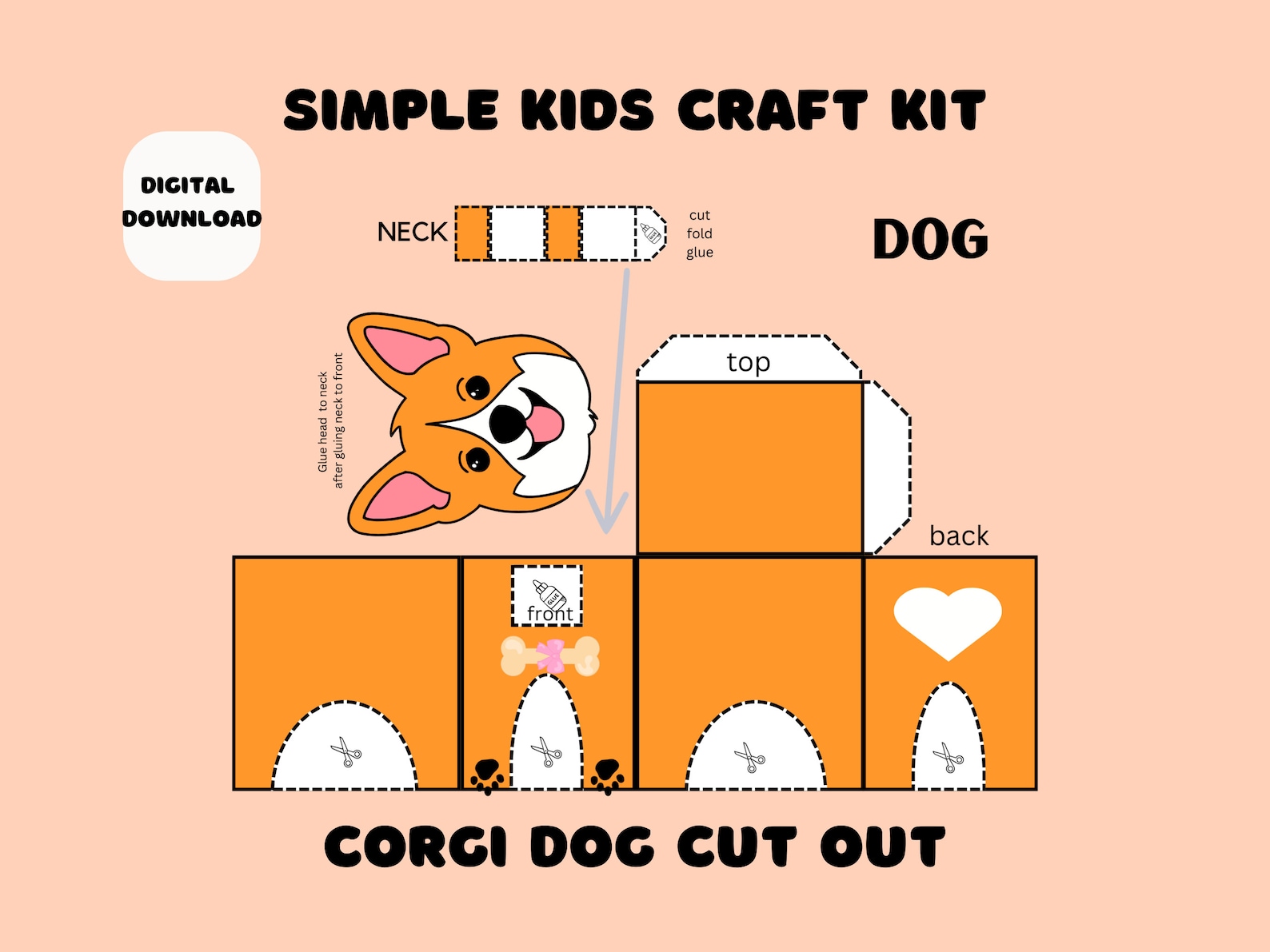 Easy Spring Activities for Kids Craft Cut Outs Printable Animal Crafts ...