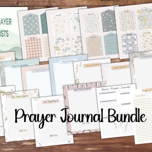 Christian Gift Prayer Journal Printable Gratitude Journal Bible Verse ...