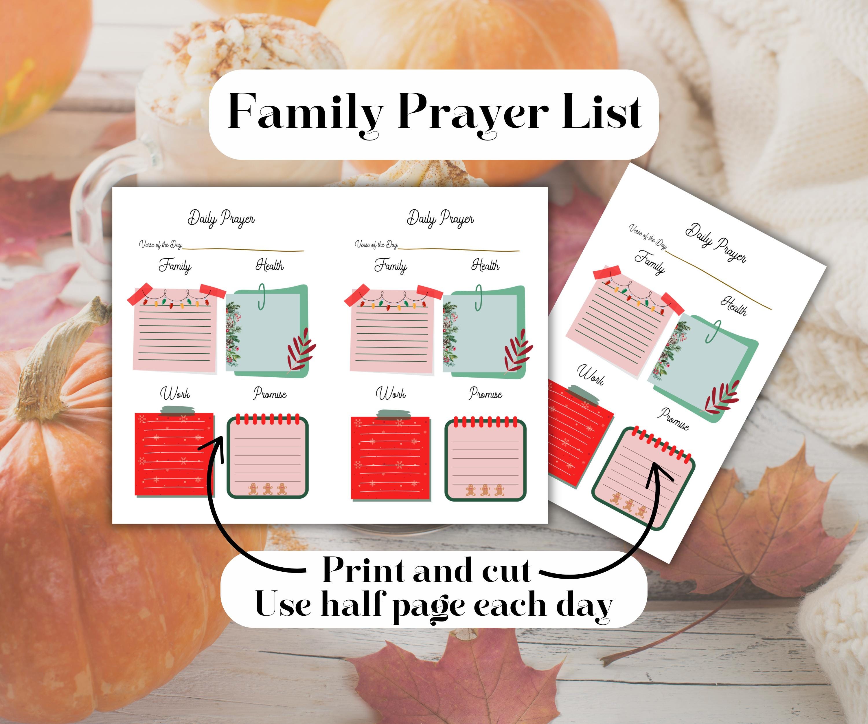 Bible Printable Bible Prayer Journal Pages Daily Prayer Printable ...