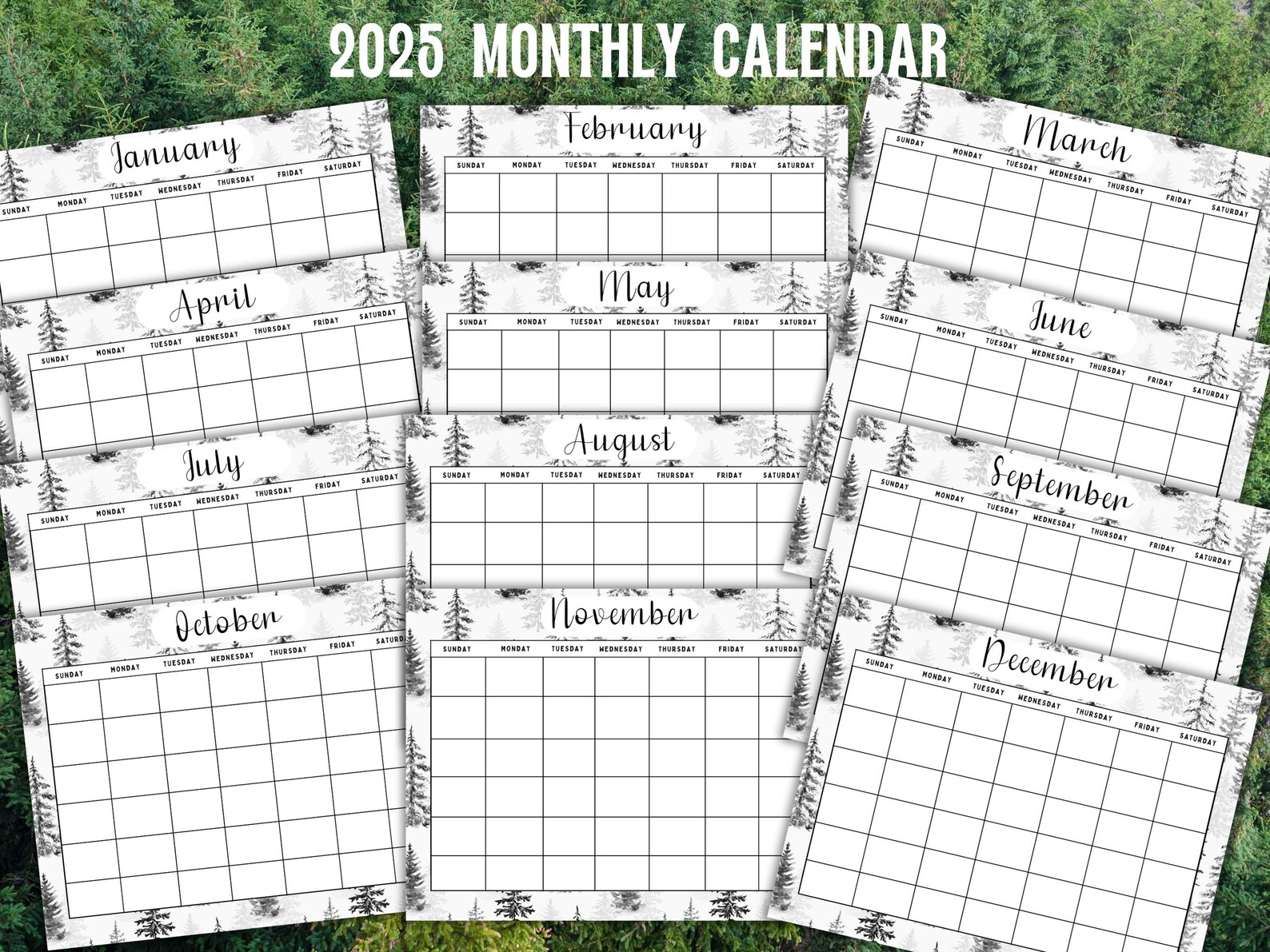 Calendar Planner 2025 Calendar Printable Homeschool Calendar School ...