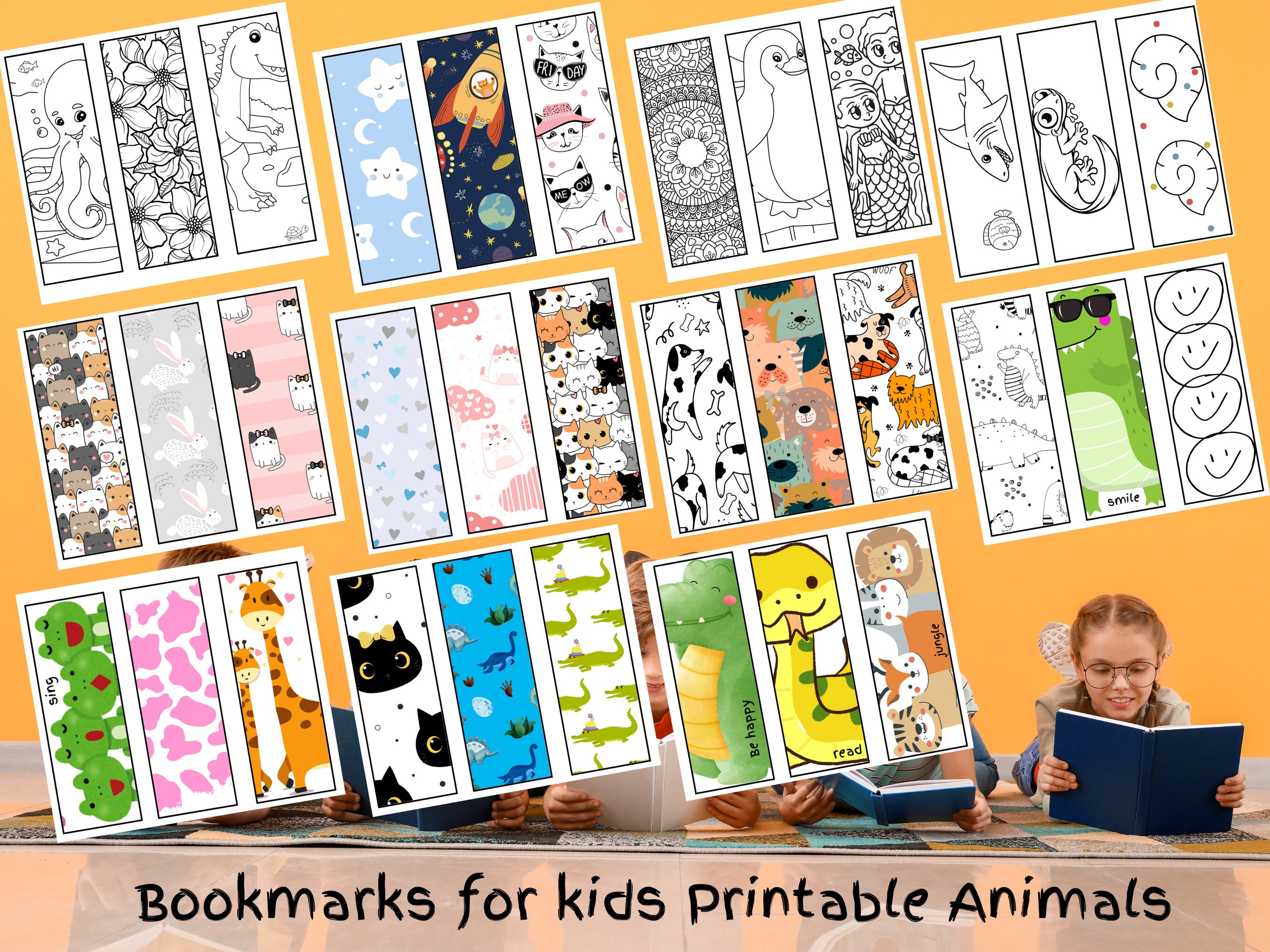 School Prize Bookmark Printable Craft Printable Bookmark Bundle Teacher ...