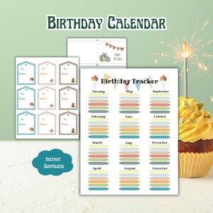 Birthday Boho Bundle First Birthday Printable Miniature Card Birthday ...