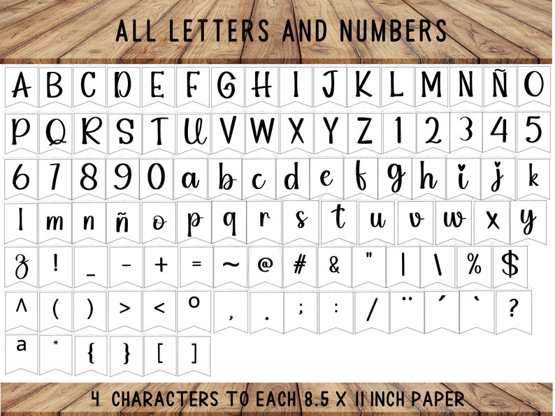 Teacher Banner Printable Mini Bunting Homeschool Printable Easy Teacher ...