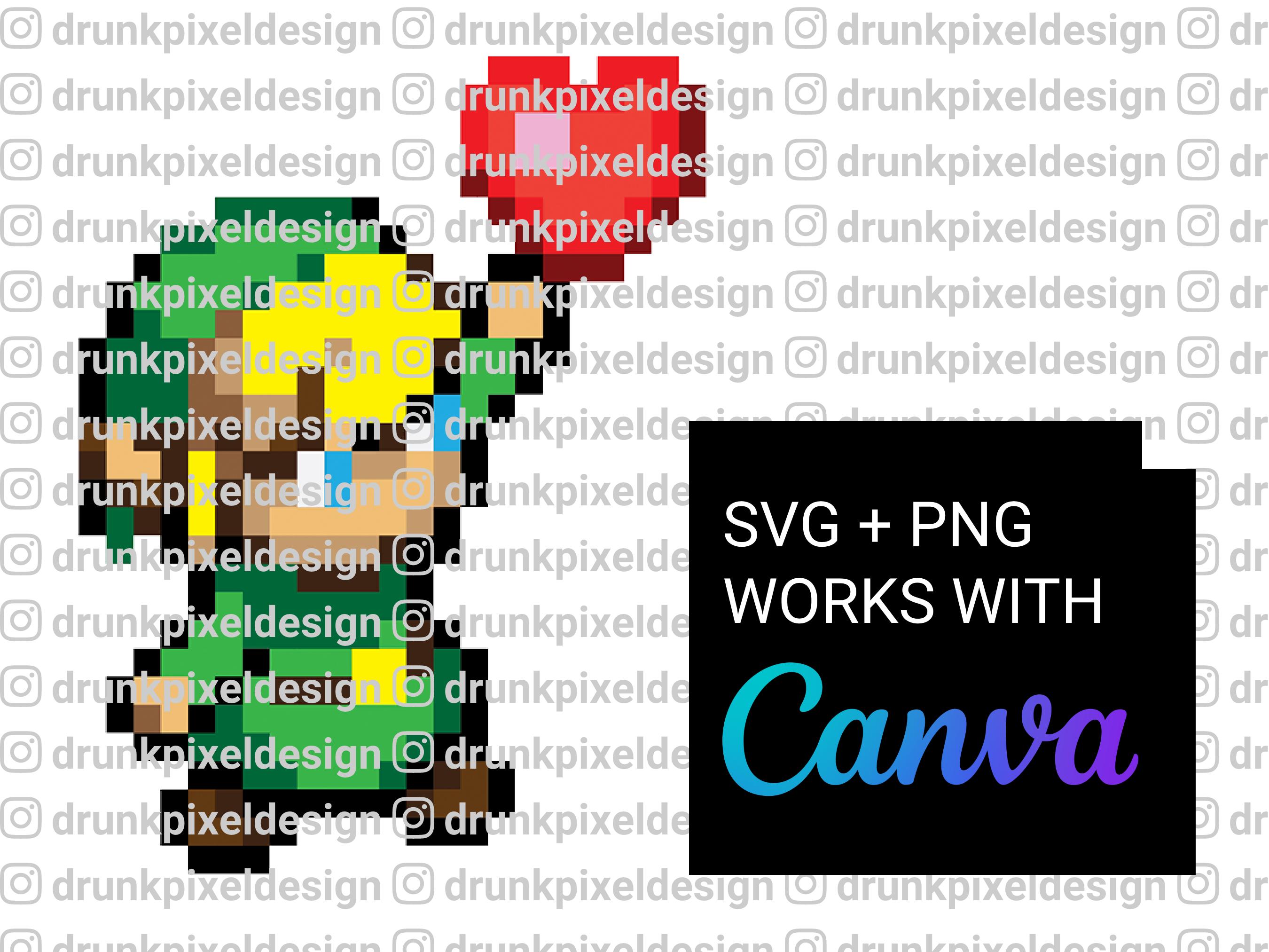 Zelda SVG | Legend of Zelda | Perler Pattern | Zelda Vector ...
