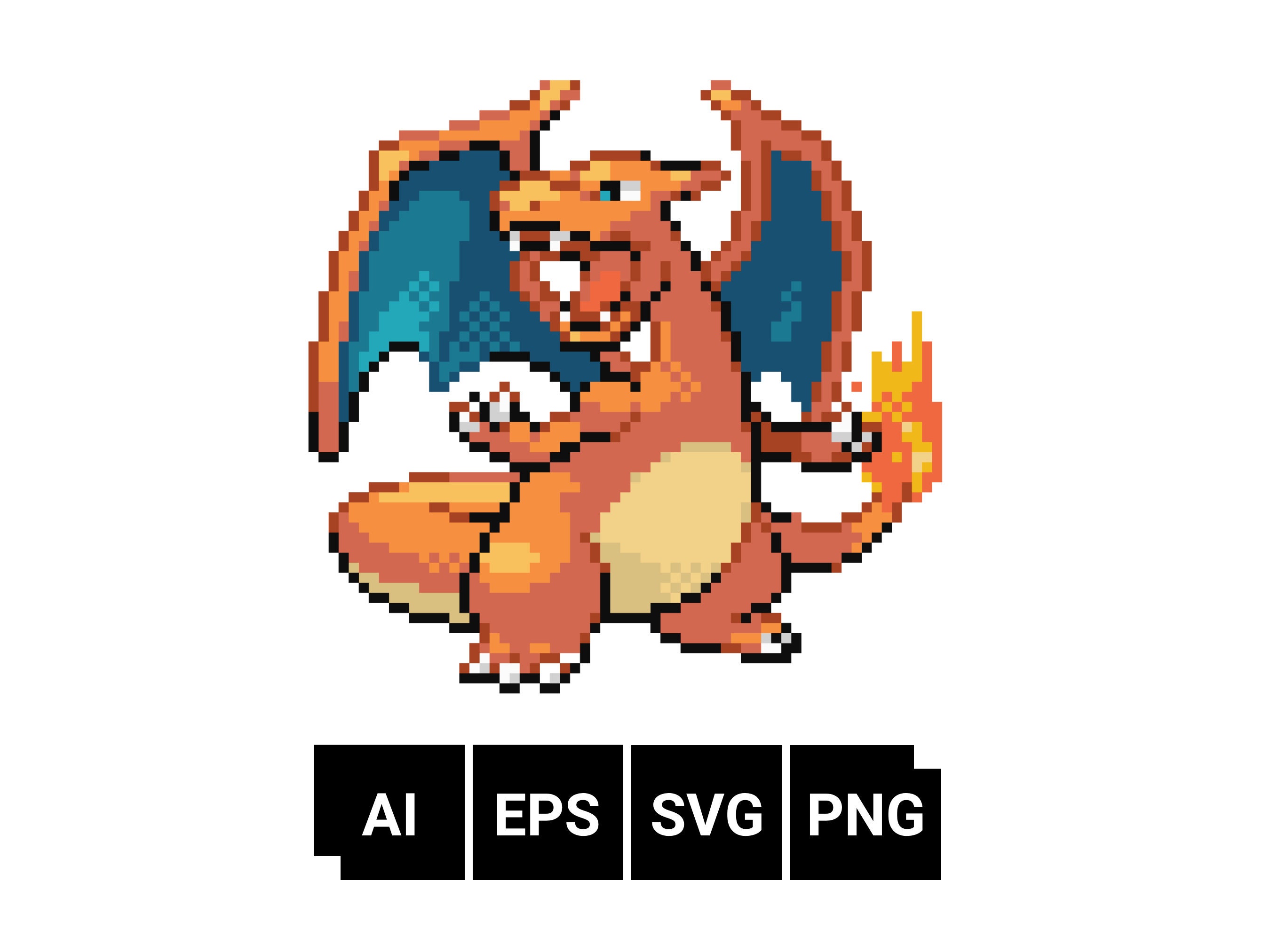 Hoja De Sprites Charizard