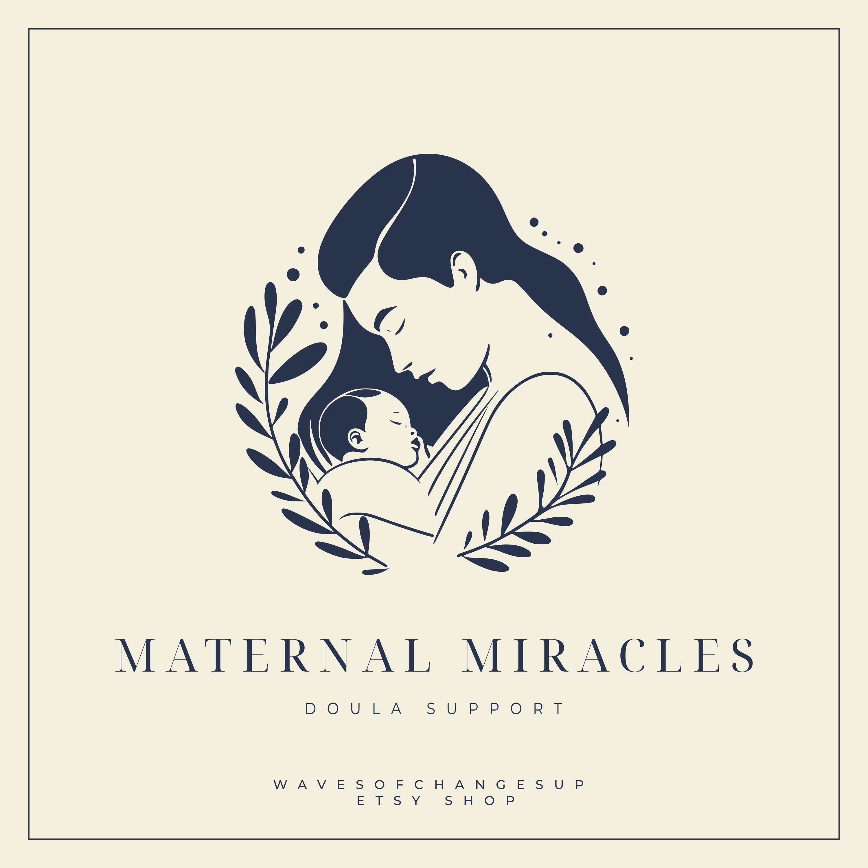 Premade Doula Logo and Maternity Logo | Customizable Midwife Logo for ...