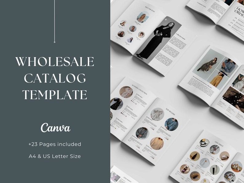 Editable Wholesale Line Sheet Template Wholesale Catalog & - Etsy