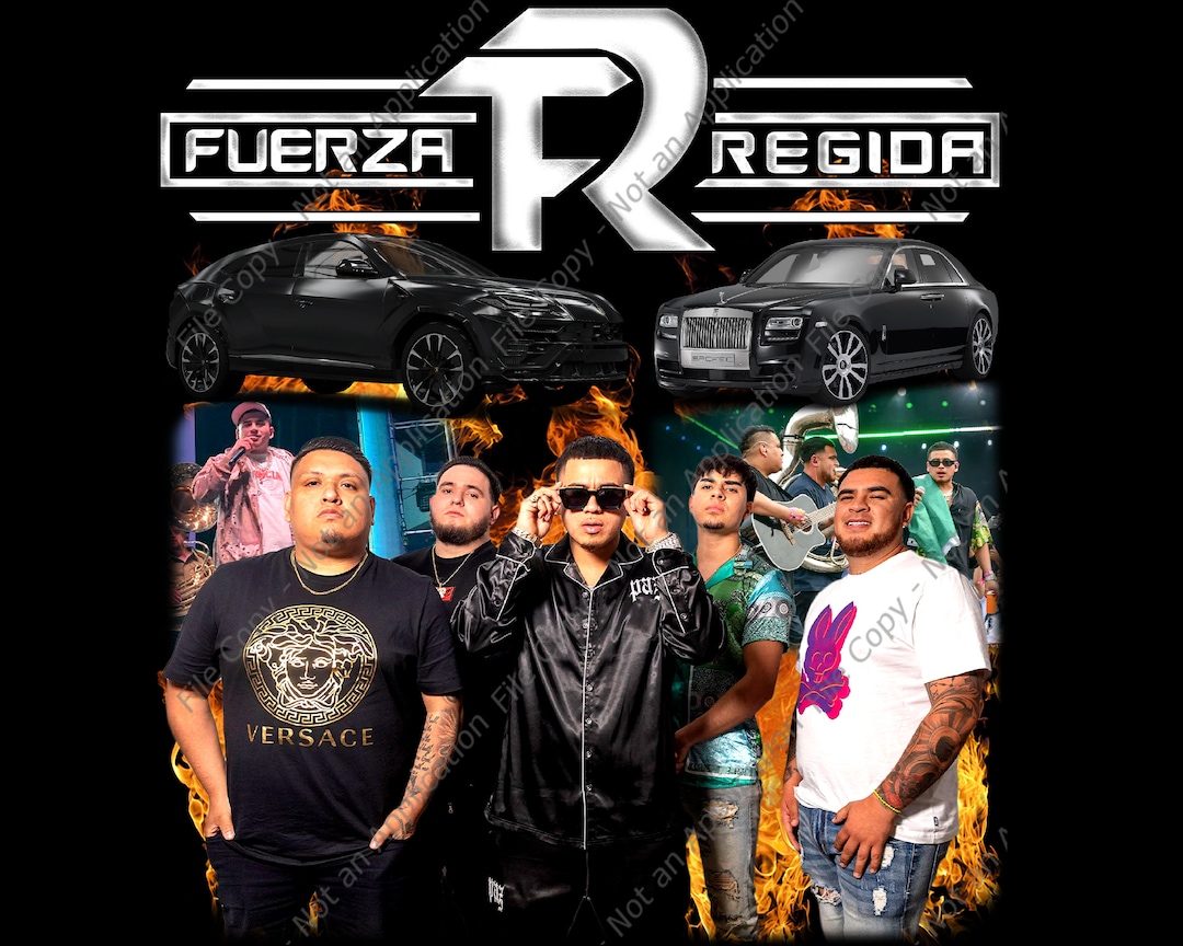 Fuerza Regida Png Ready to Print Printable Design Hiphop - Etsy