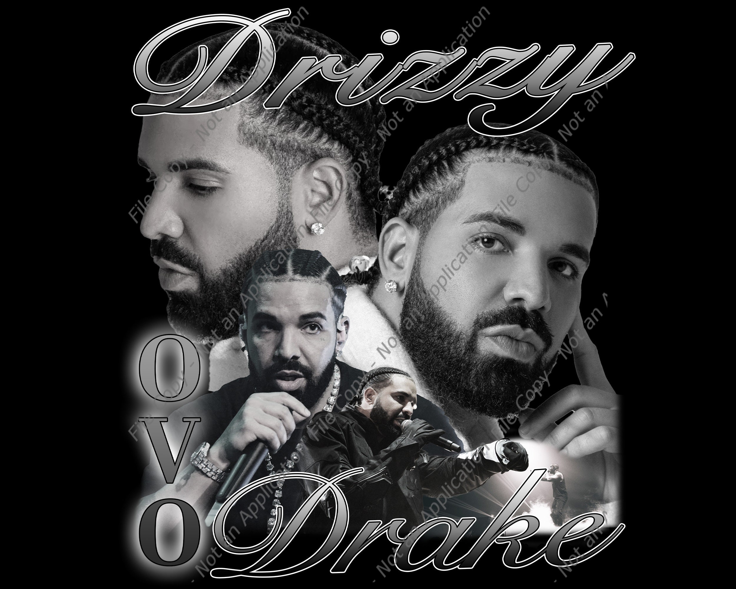 Drake Png Drizzy Tshirt Design Ready to Print Printable - Etsy