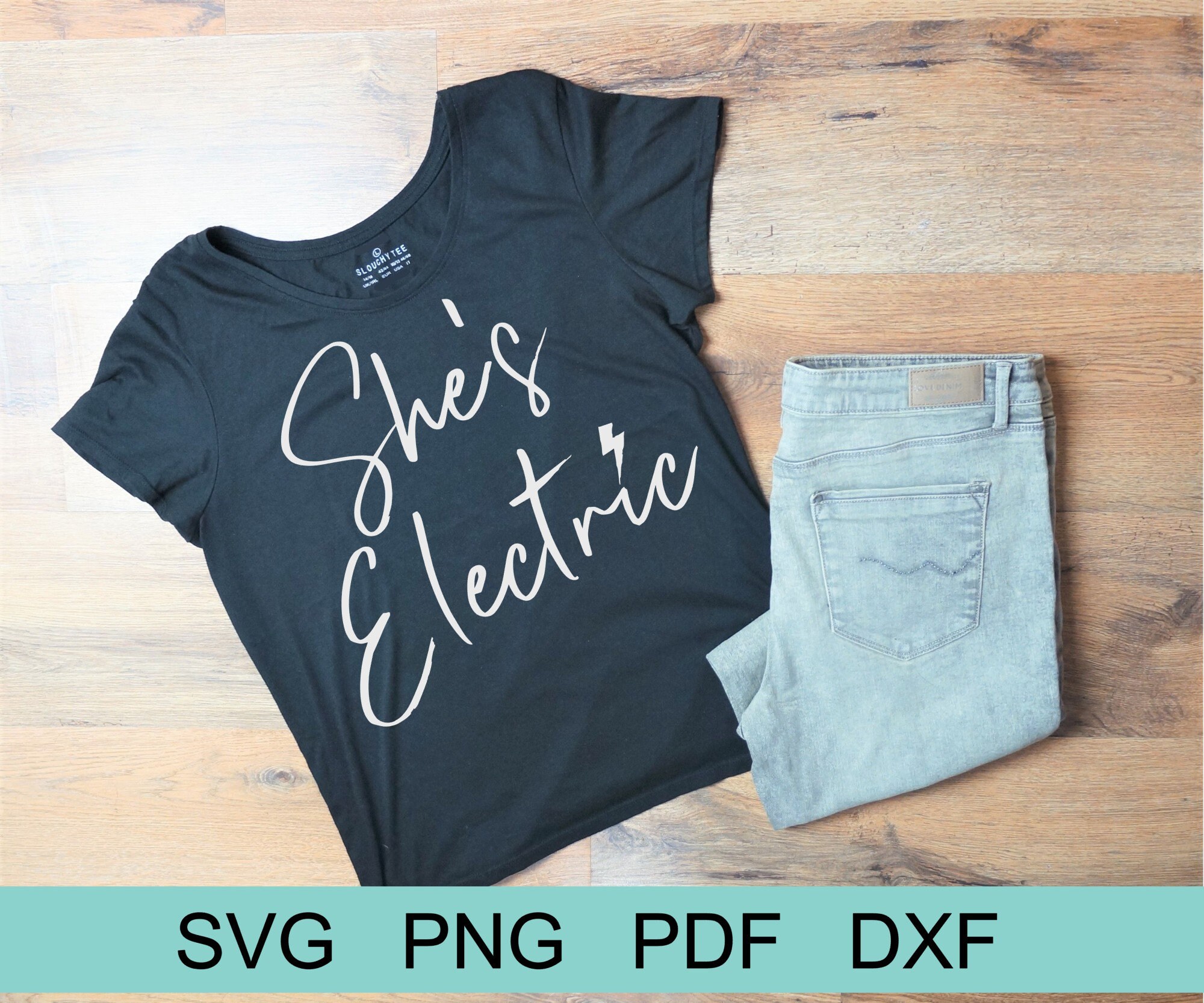 She's Electric Digital Download SVG PNG PDF Dxf Vector Cricut ...