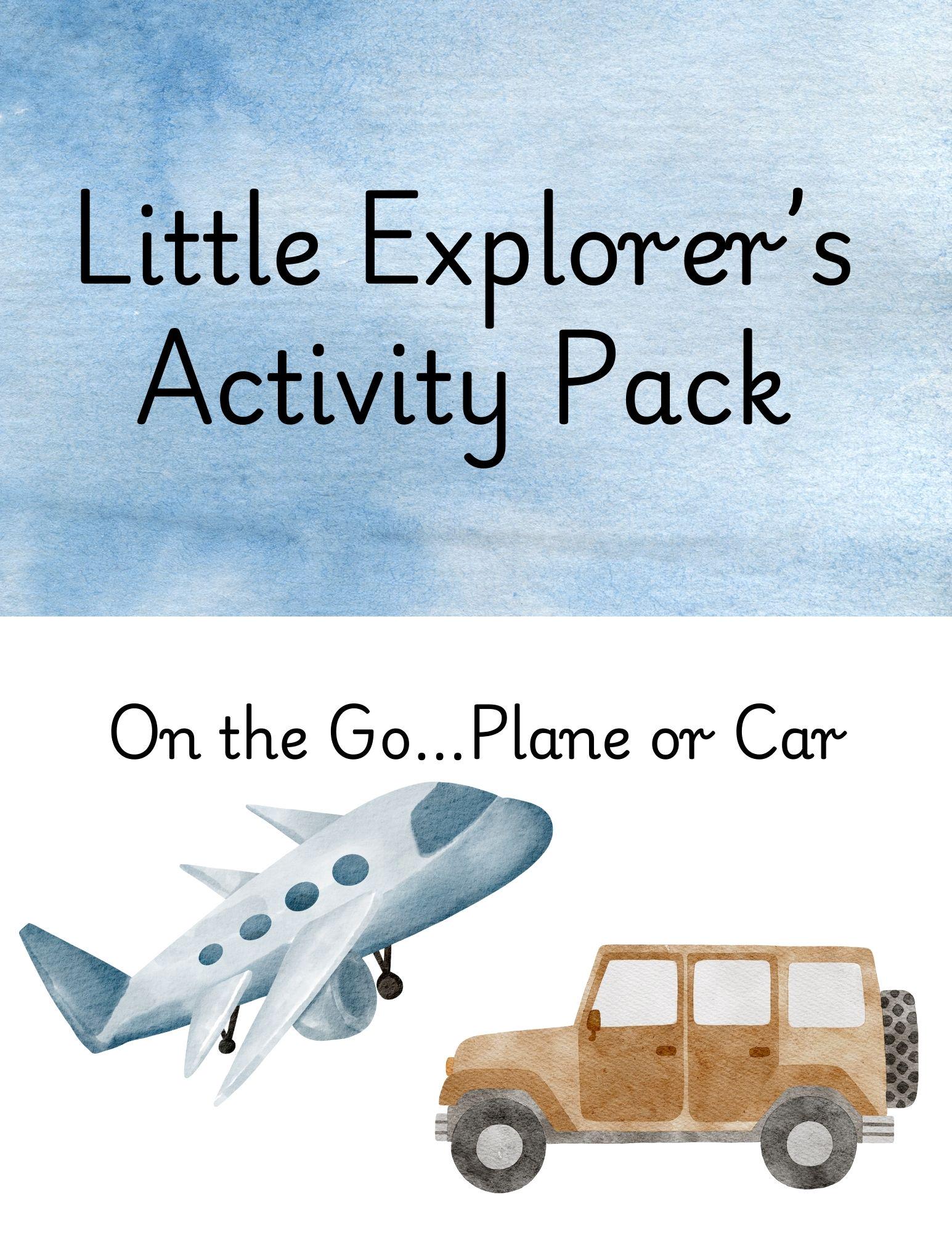 Screen Free Travel/ Activity Pack for Little Learners - Etsy