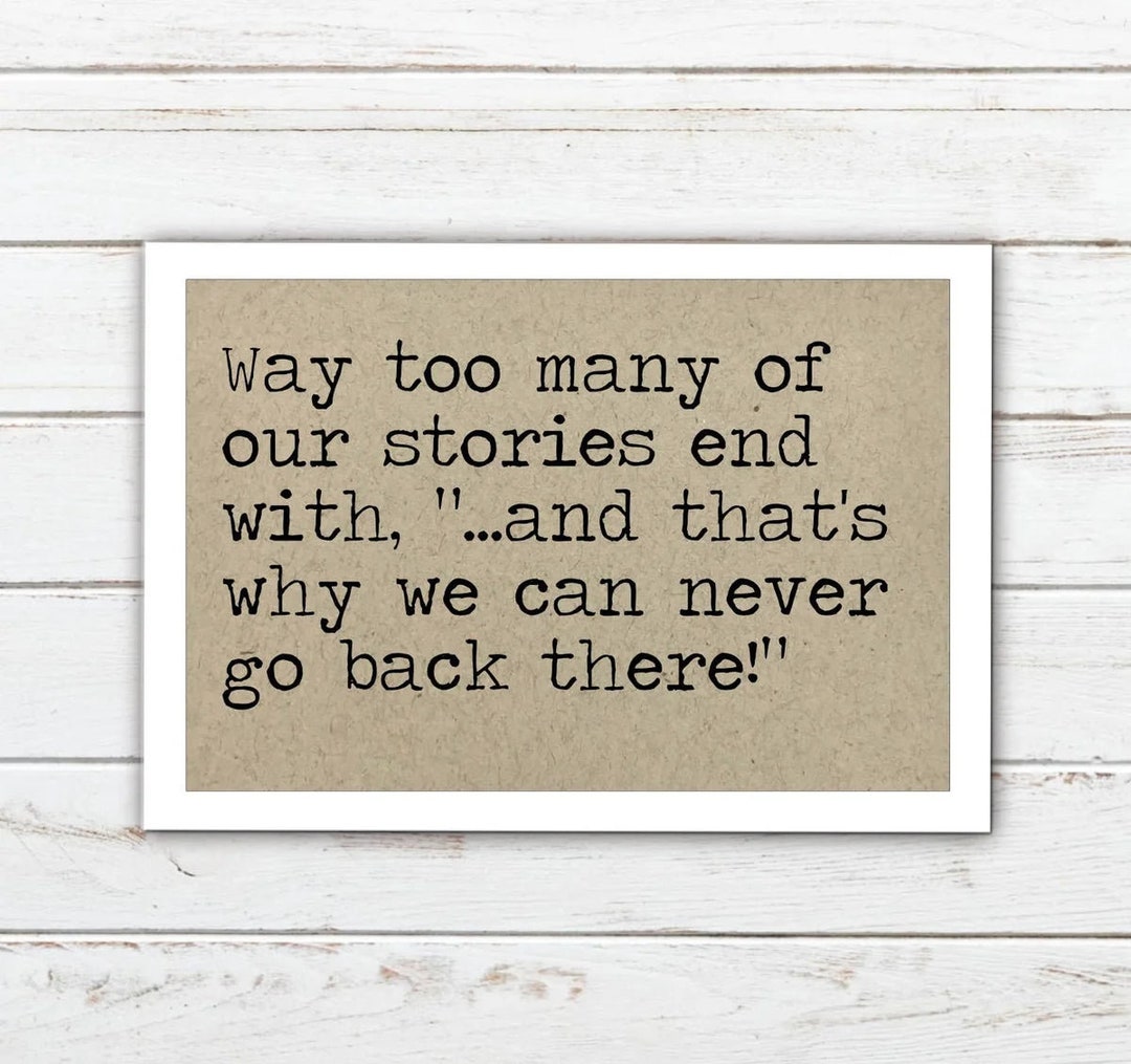 Magnet Can Never Go Back There - Etsy