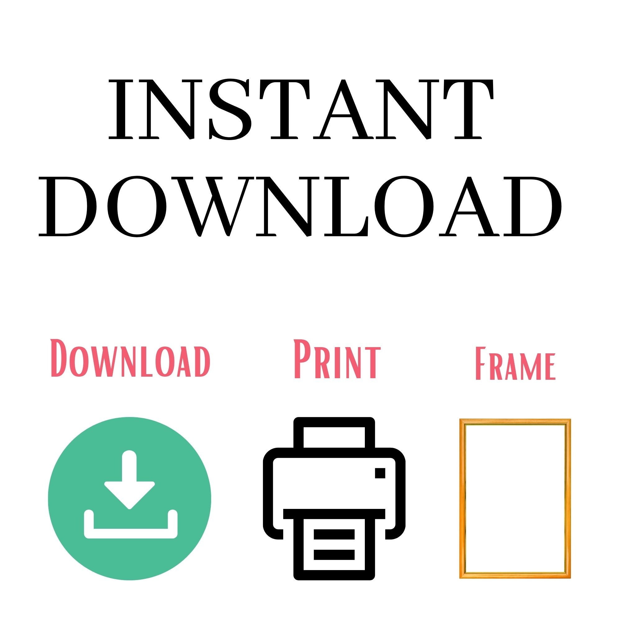 Watercolor Alphabets Poster,alphabet Printable Poster, Toddler Room ...