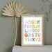 Watercolor Alphabets Poster,alphabet Printable Poster, Toddler Room ...