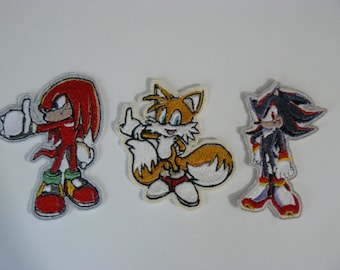 Sonic A Patches Iron on Patches Sonic Iron on Patch Patches - Etsy