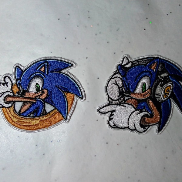 Iron on Sonic Patches - Etsy