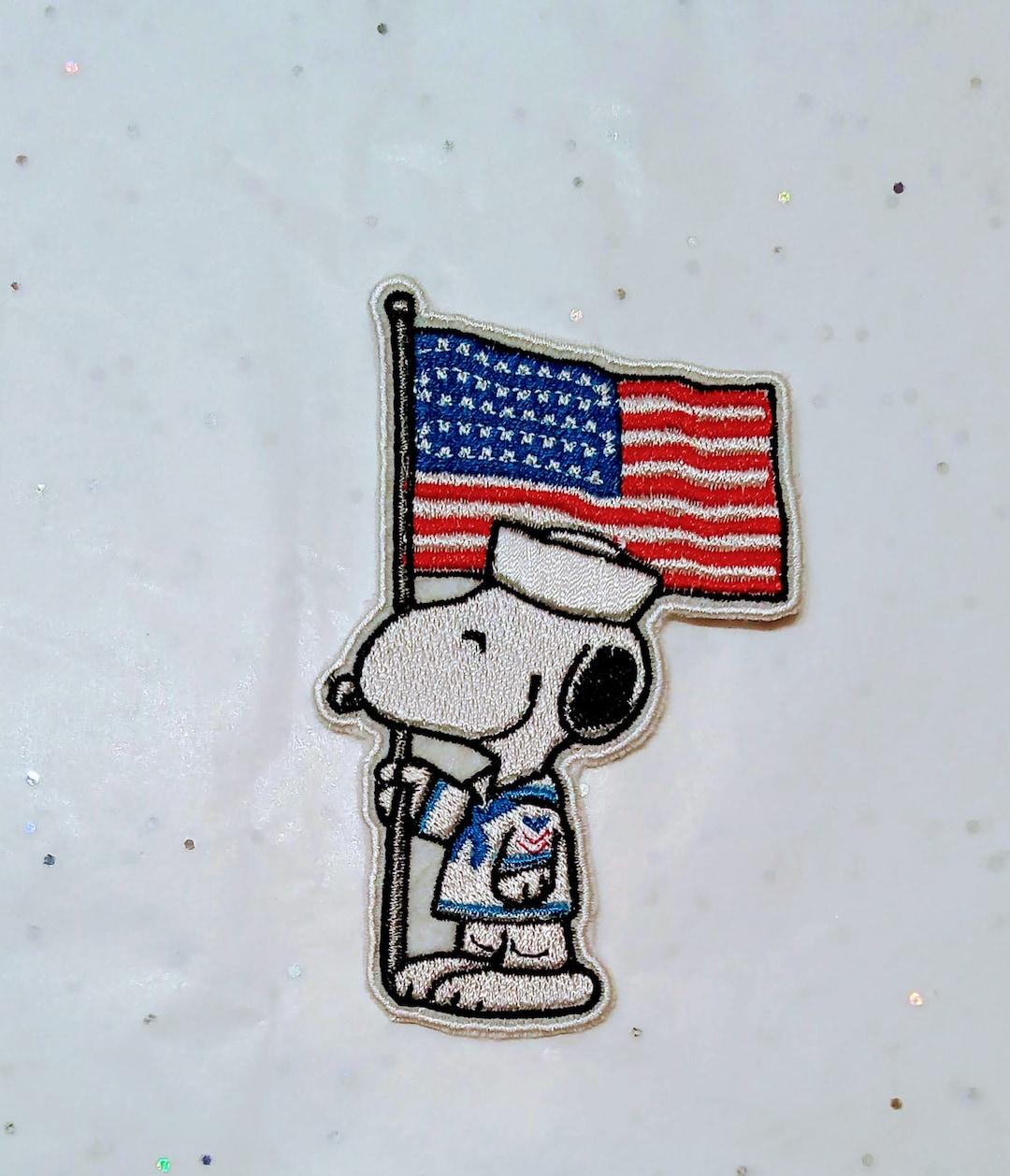 Embroidered Iron-on Patch, Snoopy Marine, States Flag, Patriot, Army - Etsy