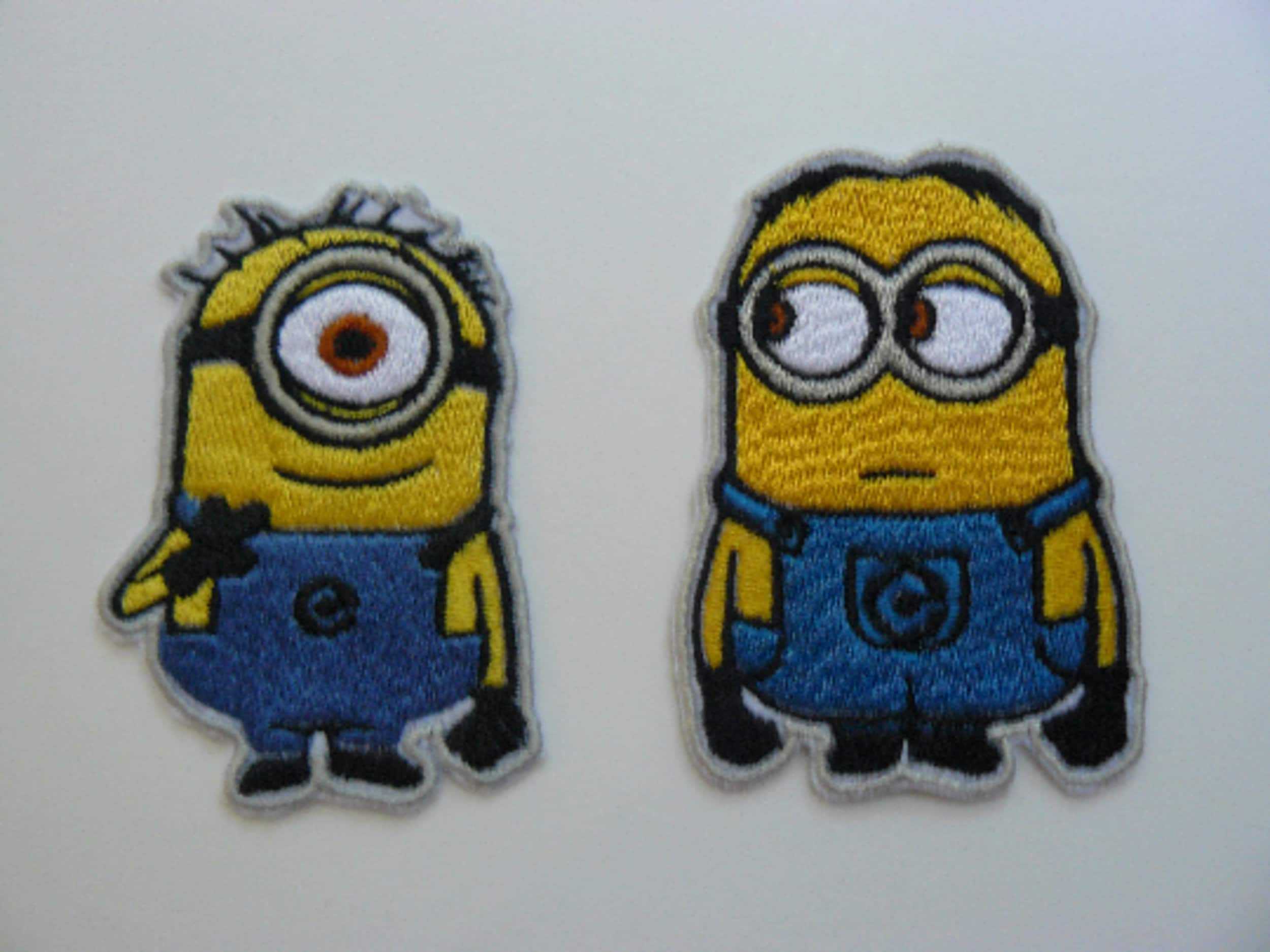 Embroidered Iron-on Patches of Minions Characters. 8.5 Cm X 6 Cm - Etsy