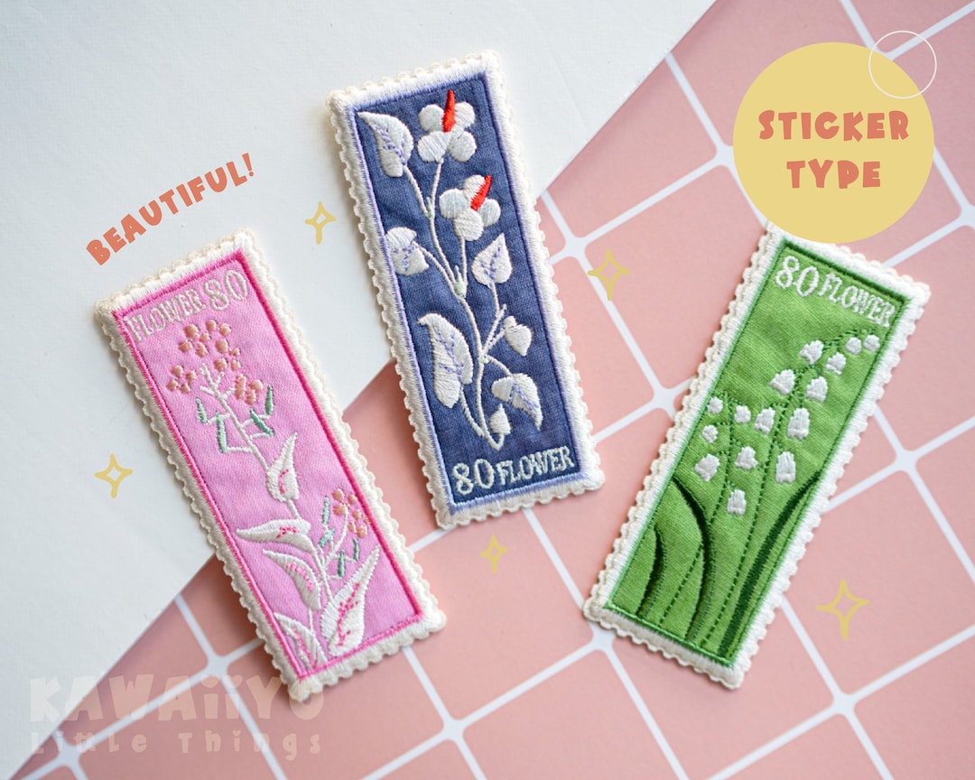 Stamp Embroidered Decoration Patch Sticker/cute Embroidery/small ...