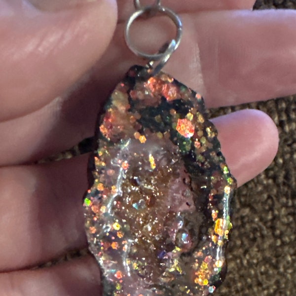 Geode Necklace - Etsy