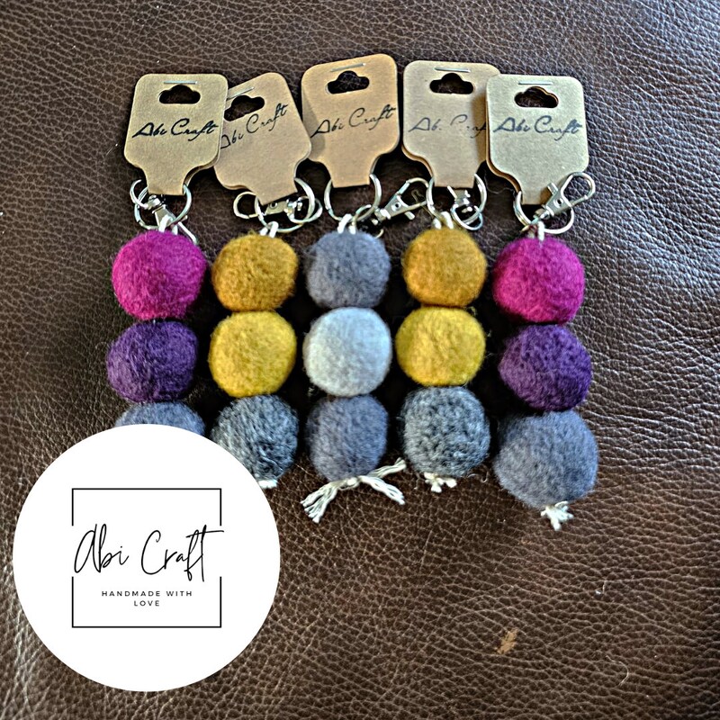 Felt Keyrings - Etsy UK