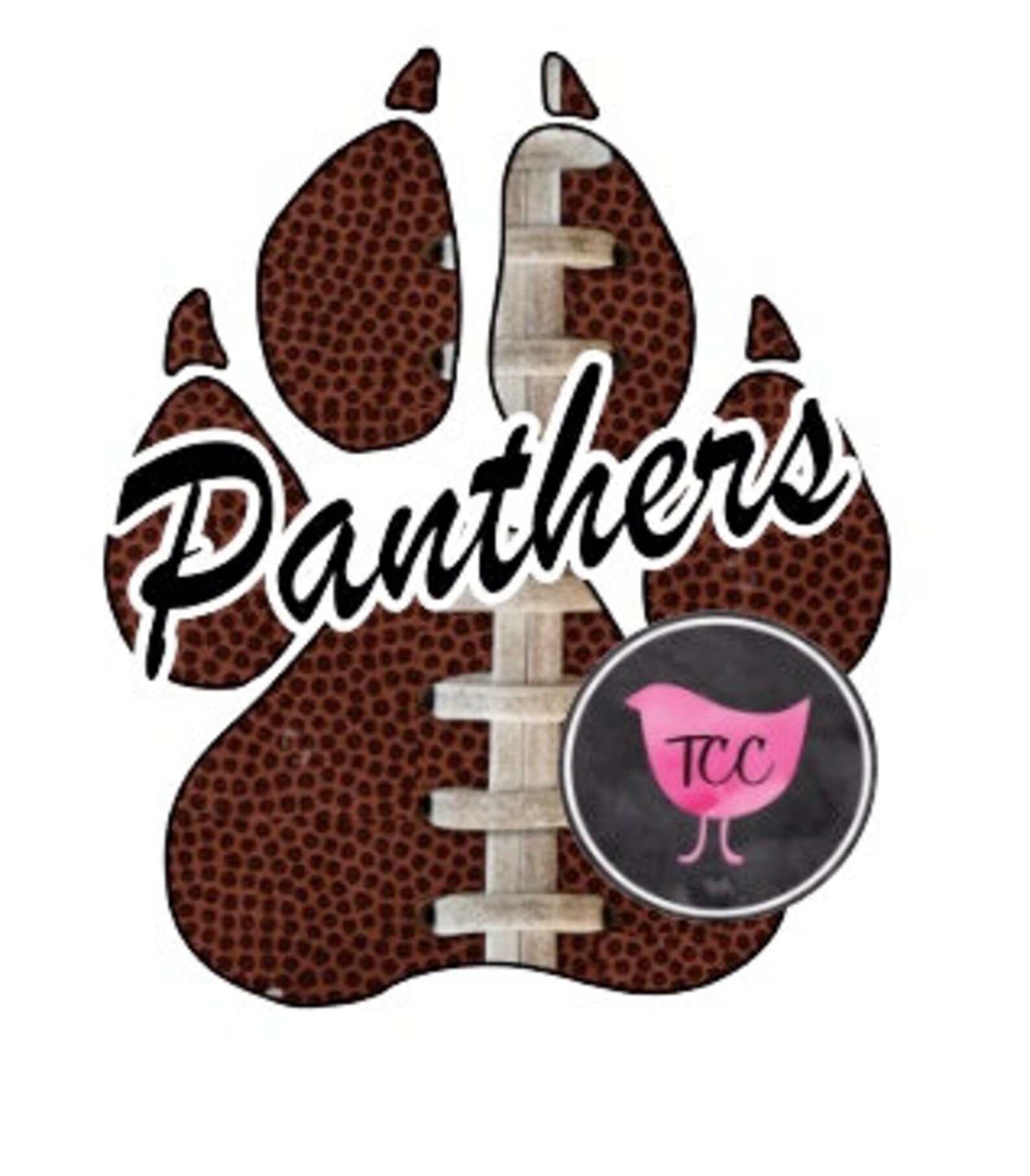 Petal Panthers Football Paw Digital Download PNG - Etsy