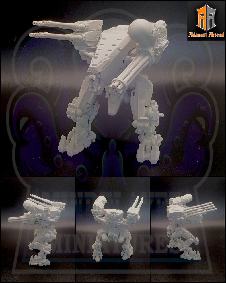 Modular Mech - Heavy Guns - Etsy