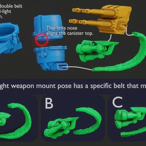 Modular Mech Torso Attachments - Etsy