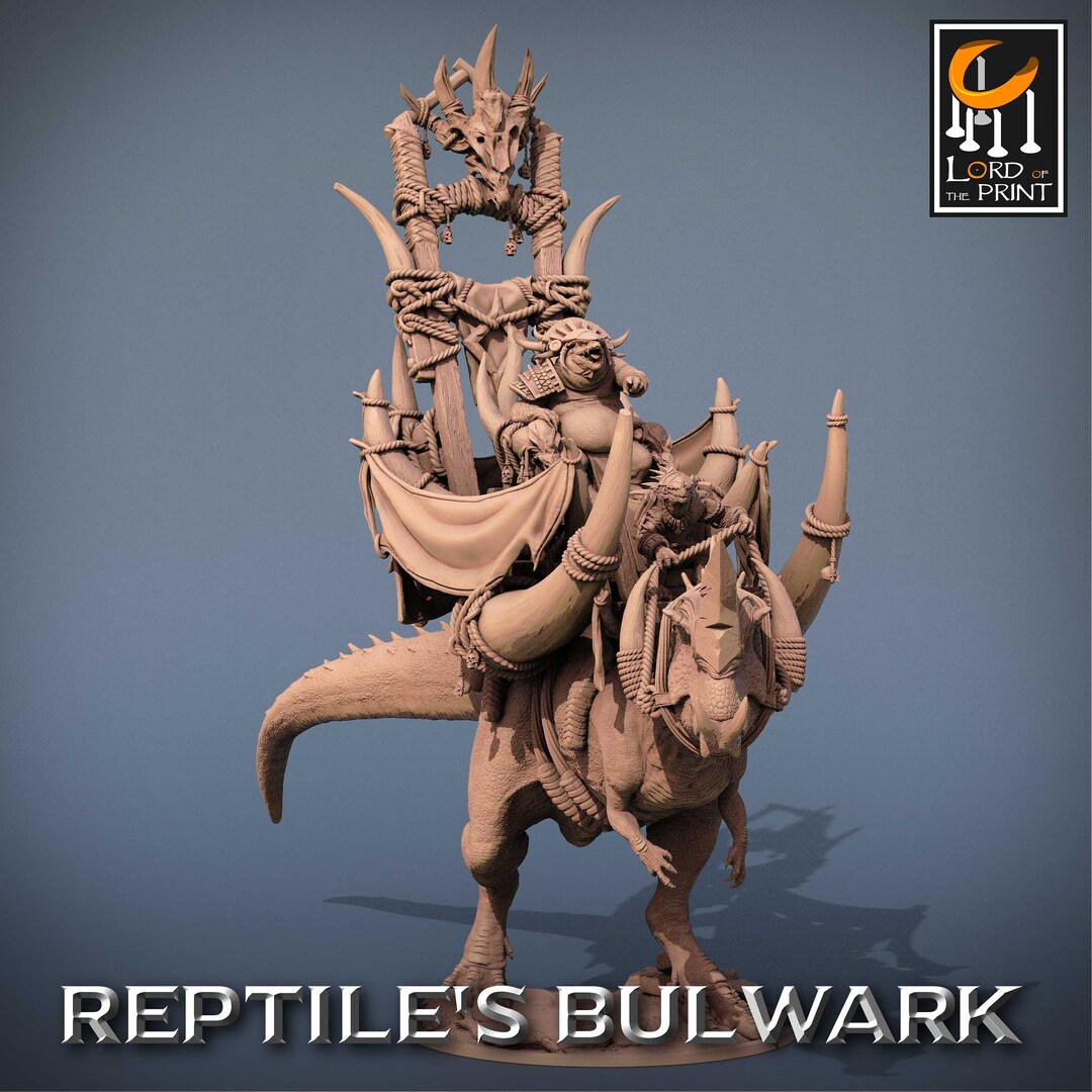 D&D Lizard King | Battle Throne - Etsy