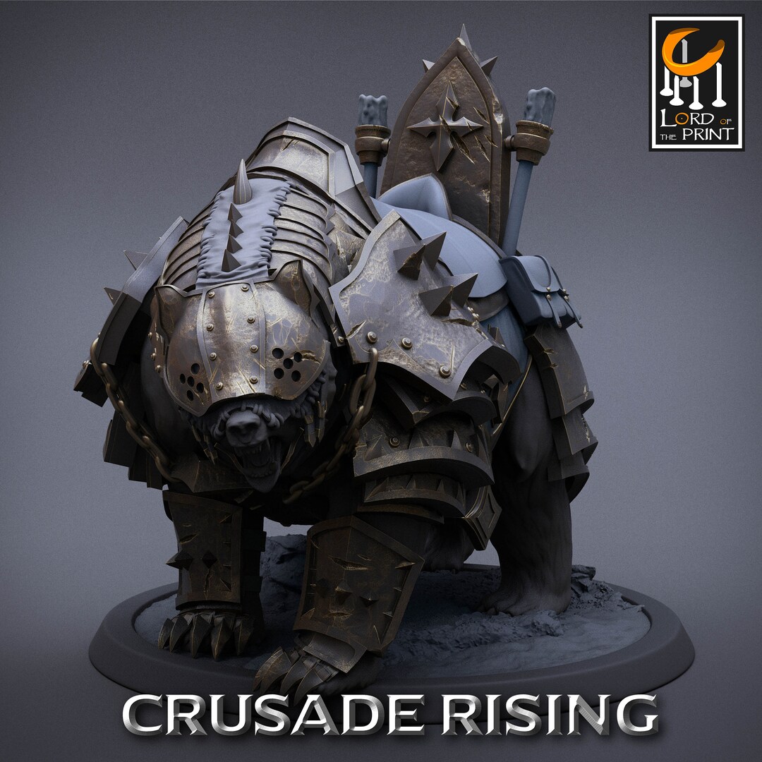 D&D Armoured Bear / Fighter | Warrior | Paladin - Etsy