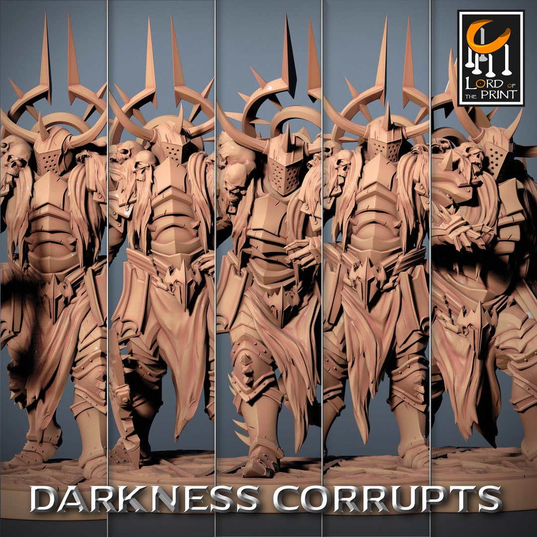 D&D Dark Knight With Axe Possessed Armour - Etsy Australia