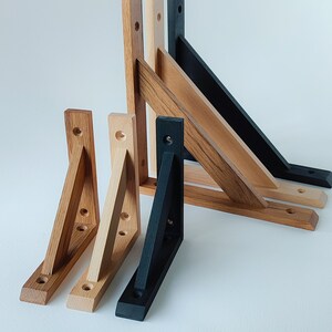 Shelf Brackets Wood Rustic Shelf Brackets, Farmhouse Shelf Brackets ...