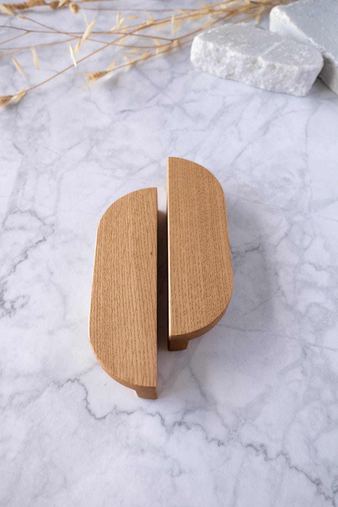 Drawer Pulls From Solid Oak Wood - Oak Drawer Handles, Wooden Handles ...