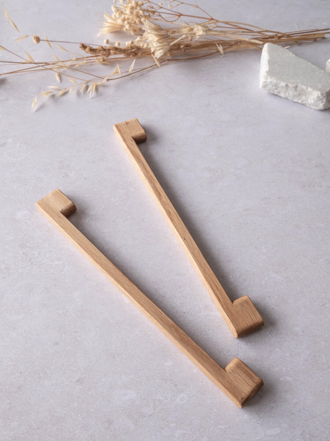 Handmade Drawer Handles From FSC Oak Wood: Oak Cabinet Handles, Oak ...