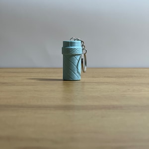 Keychain Pill Box, Capsule Filling, Pill Case for Small Object, Gift ...