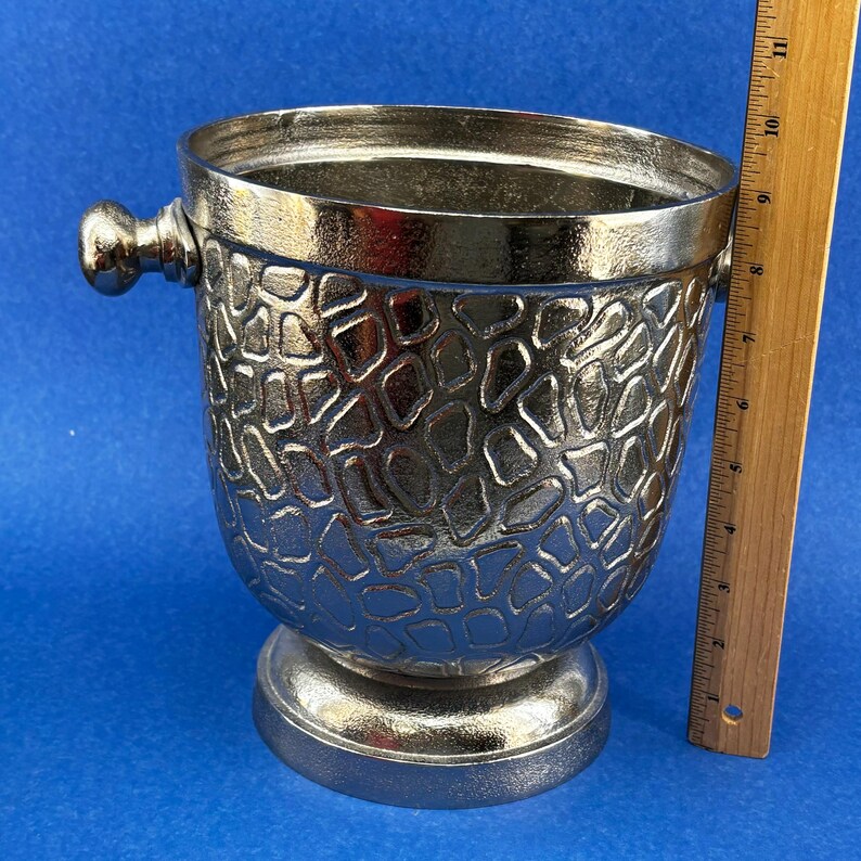 Embossed Giraffe Print Ice Champagne Bucket | Unique Planter - Etsy