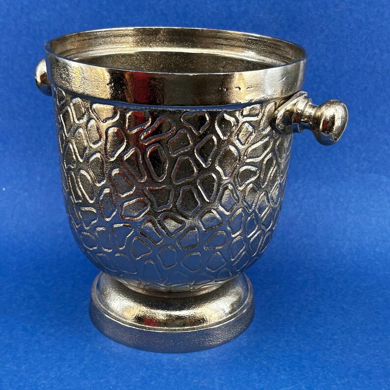 Embossed Giraffe Print Ice Champagne Bucket | Unique Planter - Etsy