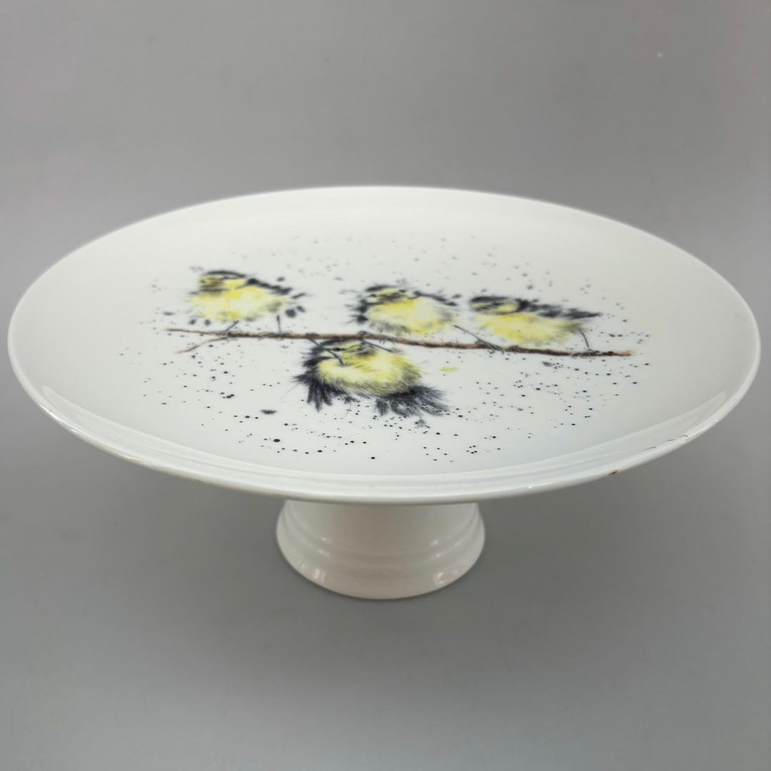 Royal Worcester Wrendale Design Bone China Pedestal Cake Stand - Pretty ...