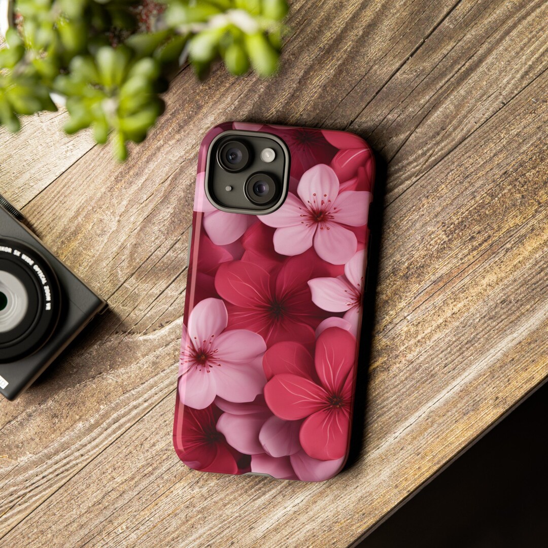 Japanese Cherry Blossom Tough Phone Case for Iphone, Samsung Galaxy and ...