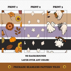 BOHO Halloween Ghost Clipart, PNGS, No Background, Digital Stickers ...